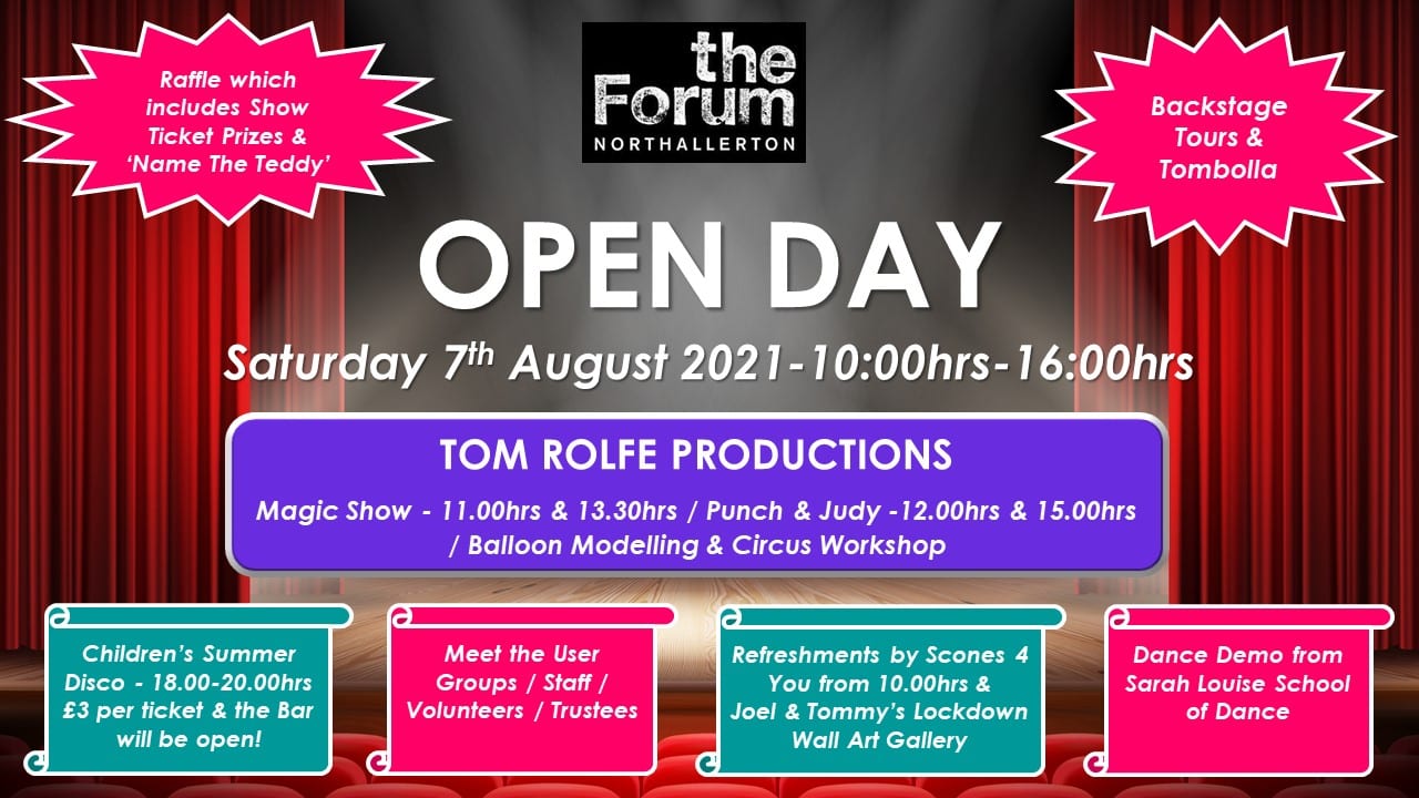 THE FORUM OPEN DAY & CHILDREN'S SUMMER DISCO - Love Northallerton